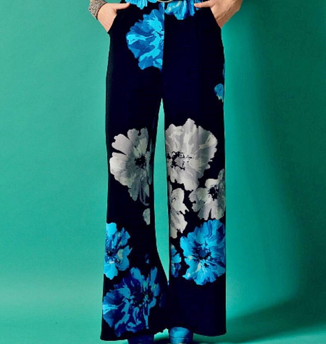 Sewing Pattern Wide Leg Pants Pattern Elastic Waist Pants - Etsy