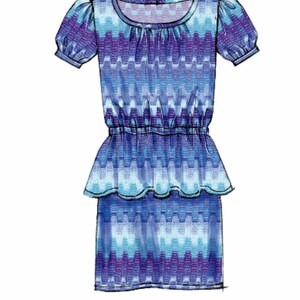 Sewing Pattern Tween Girls' Tunic Top and Leggings Pattern, Girls' Half ...