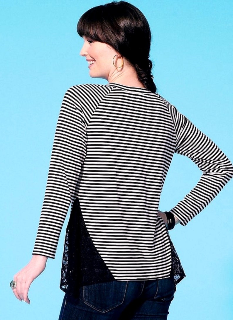 Sewing Pattern Women's Pullover Tops Pattern Long Sleeve | Etsy