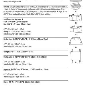 Sewing Patterns Walker Pockets Pattern, Wheeled Walker Accessories ...