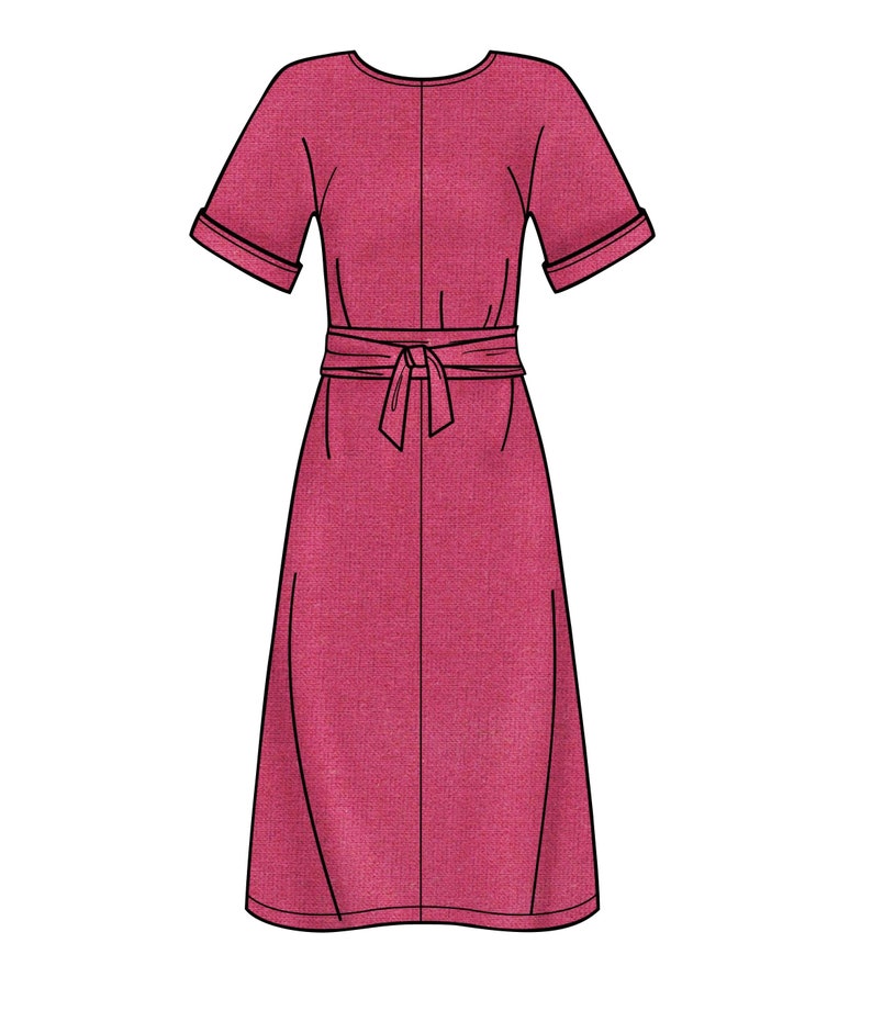 Sewing Pattern Women's Easy Dress Pattern Pullover Dress - Etsy