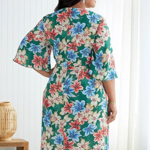 Sewing Pattern Women's Faux Wrap Dress Pattern, Women's Jumpsuit ...