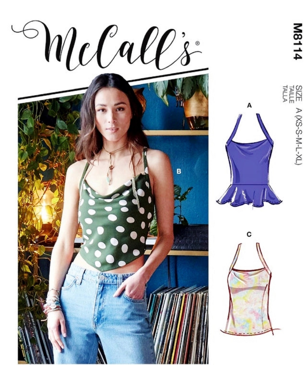 Sewing Pattern Women's Easy Summer Tops Pattern, Easy Evening Tops ...