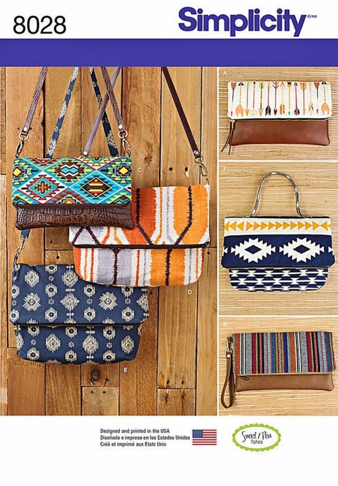 Sewing Pattern Small Cloth Bags Pattern, Clutch Bag Pattern, Wristlet ...