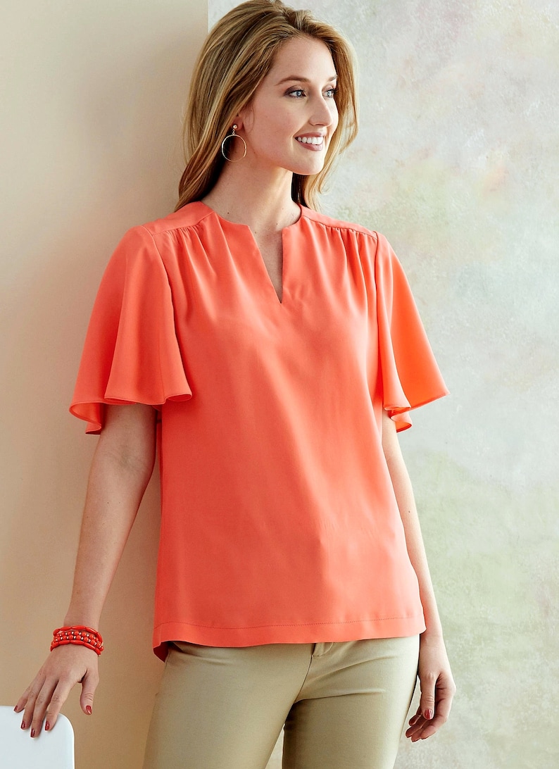 Sewing Pattern Pullover Blouse Pattern Loose Fit Top Pattern - Etsy