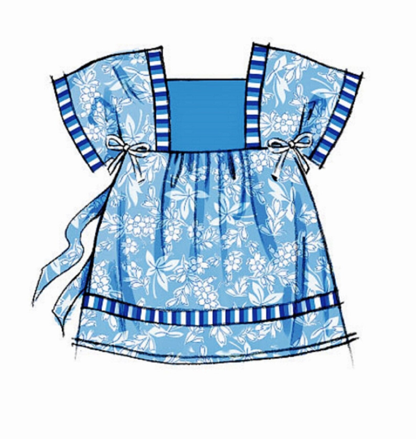 Sewing Pattern Girls' Easy Top Pattern Little Girls' - Etsy