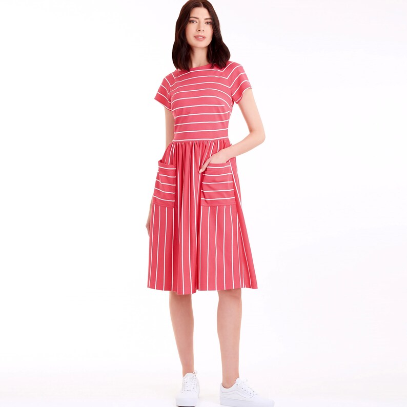 Sewing Pattern Women's Easy Dress Pattern Raglan Sleeve | Etsy