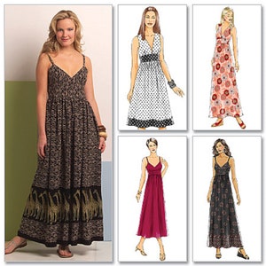 Sewing Pattern Women's Summer Dress Pattern, Evening Dress Pattern, Sun ...