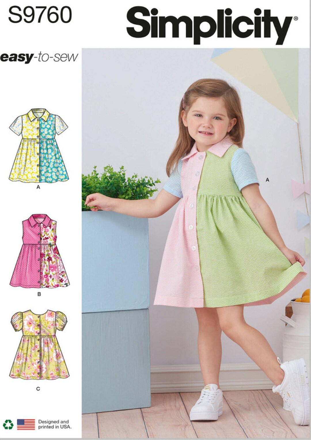 Simplicity Sewing Patterns Toddlers' Dress Pattern, Babies' Dress ...