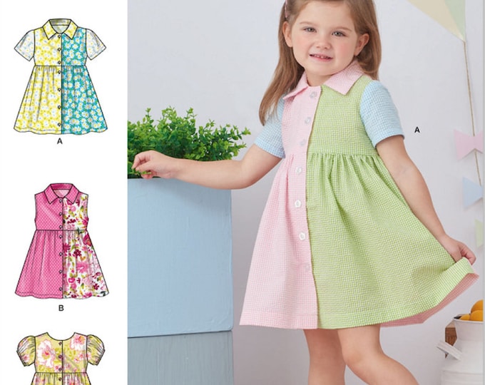 Sewing Pattern Toddler's Summer Dress Pattern, Baby Dress Pattern ...