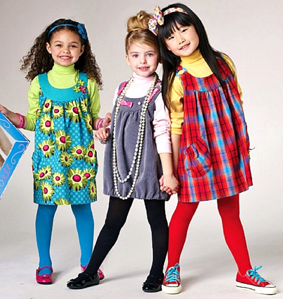 Sewing Pattern Girls' Jumper Pattern, Child's Jumper Pattern, Girls ...