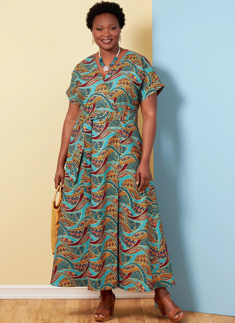 Sewing Pattern Women's Wrap Dress Pattern, Butterick Sewing Pattern ...