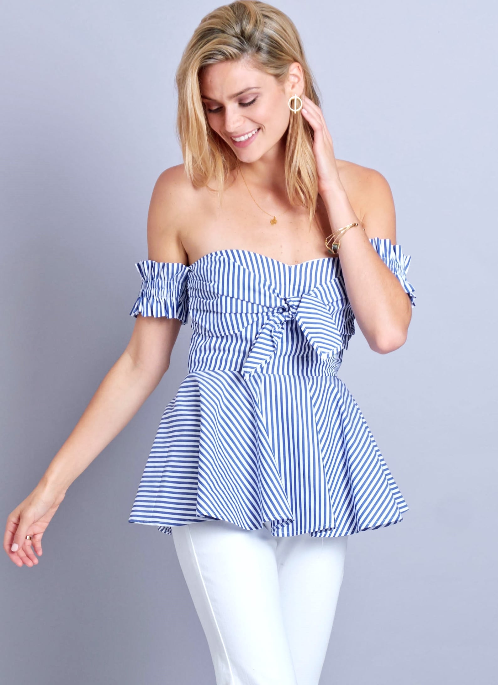 Sewing Pattern Strapless Top Pattern off Shoulders Peplum Top | Etsy