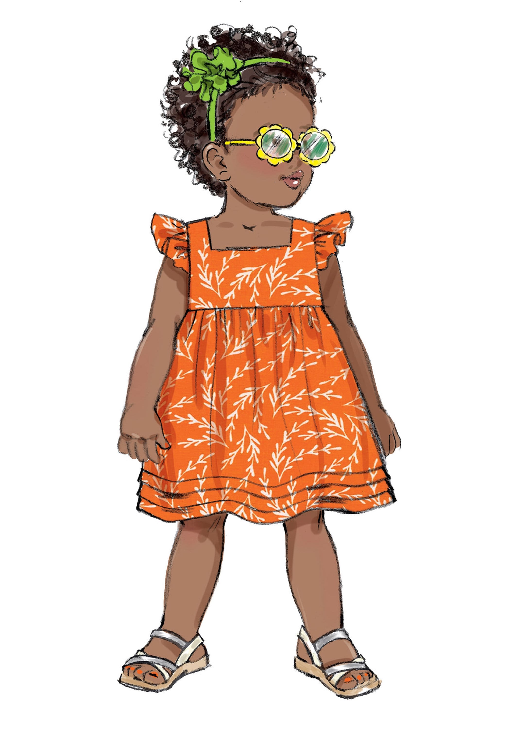 Sewing Pattern Toddler's Summer Dress Pattern Baby Dress - Etsy