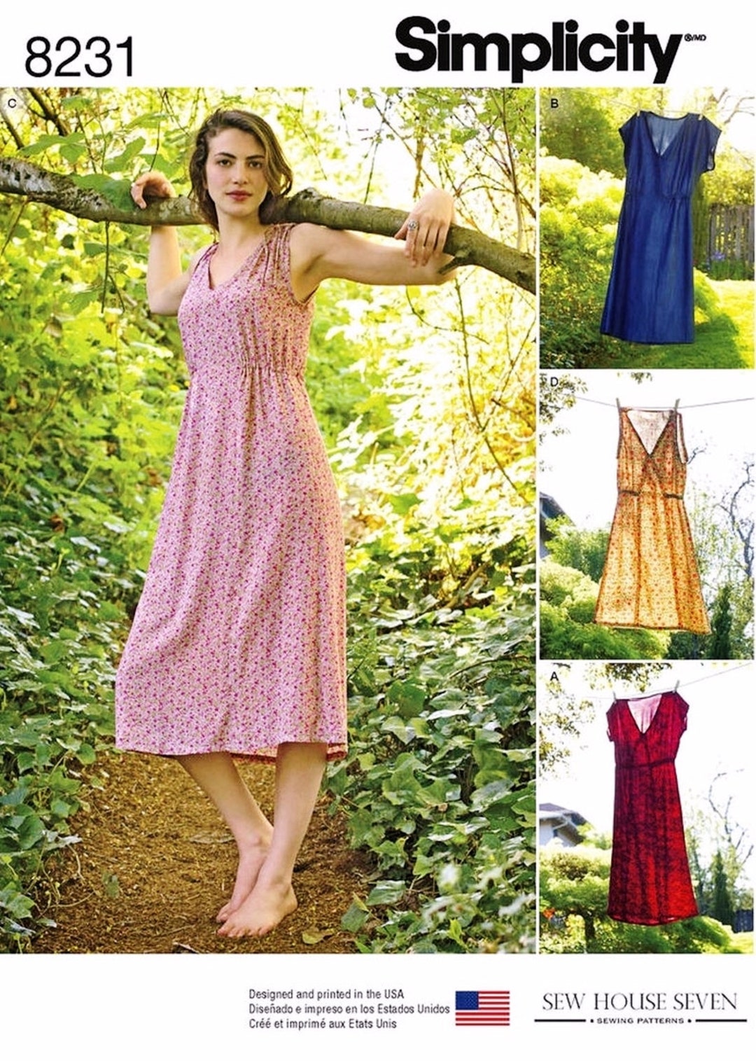 Sewing Pattern for Women's Easy Pullover Dress Pattern - Etsy