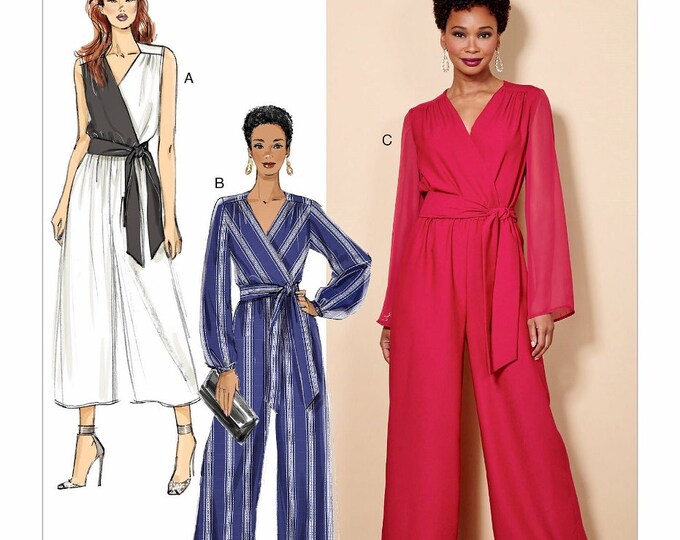 Sewing Pattern Women's Jumpsuit Pattern Wide Leg Jumpsuit - Etsy