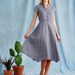 Shirt Dress Pattern, Peplum Blouse Pattern, Casual Long Dress Pattern, Three Quarter Sleeve Top ...