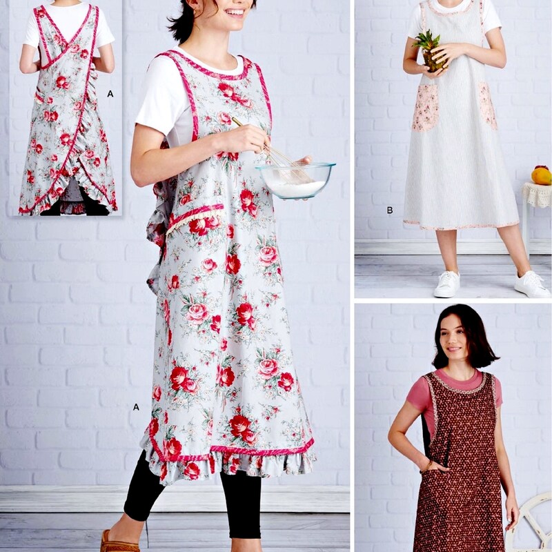 Wrap Apron Pattern - Etsy