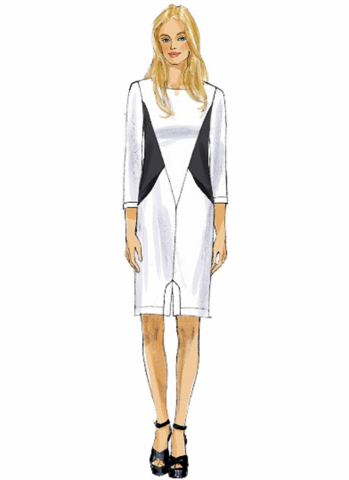 Sewing Pattern Women's Sheath Dress Pattern Straight - Etsy