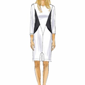 Sewing Pattern Women's Sheath Dress Pattern, Straight Dress Pattern ...