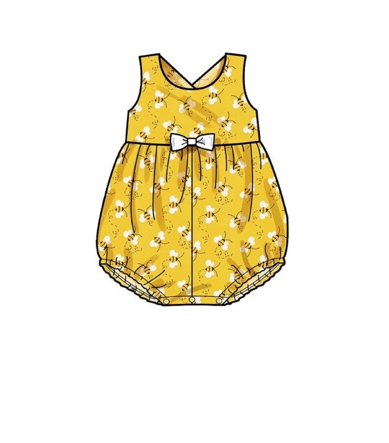Sewing Pattern Toddlers' Sundress Pattern Baby Romper | Etsy