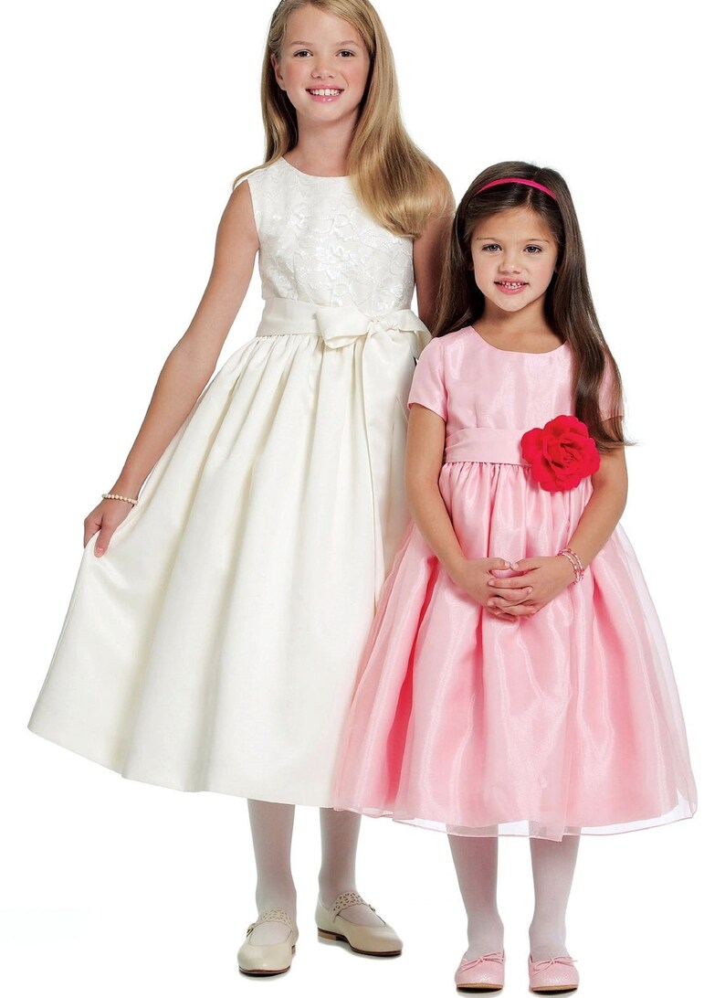 Sewing Pattern Girls' Dress Pattern Flower Girls' - Etsy