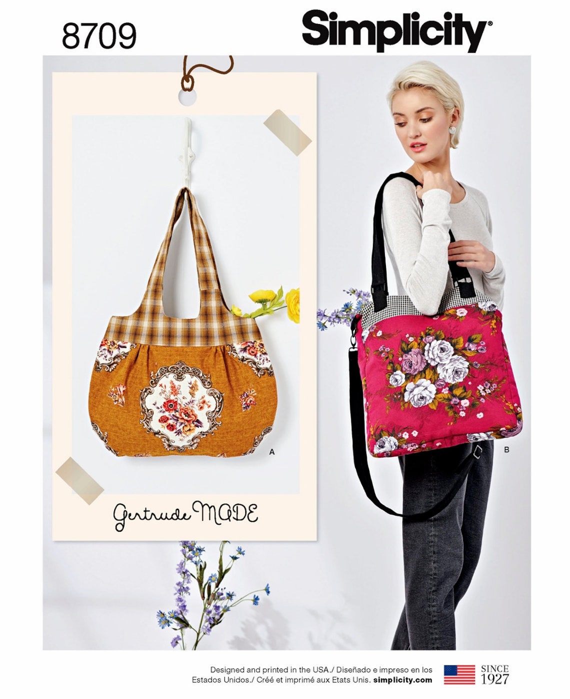 Sewing Pattern Shoulder Bag Pattern Large Shoulder Bag | Etsy