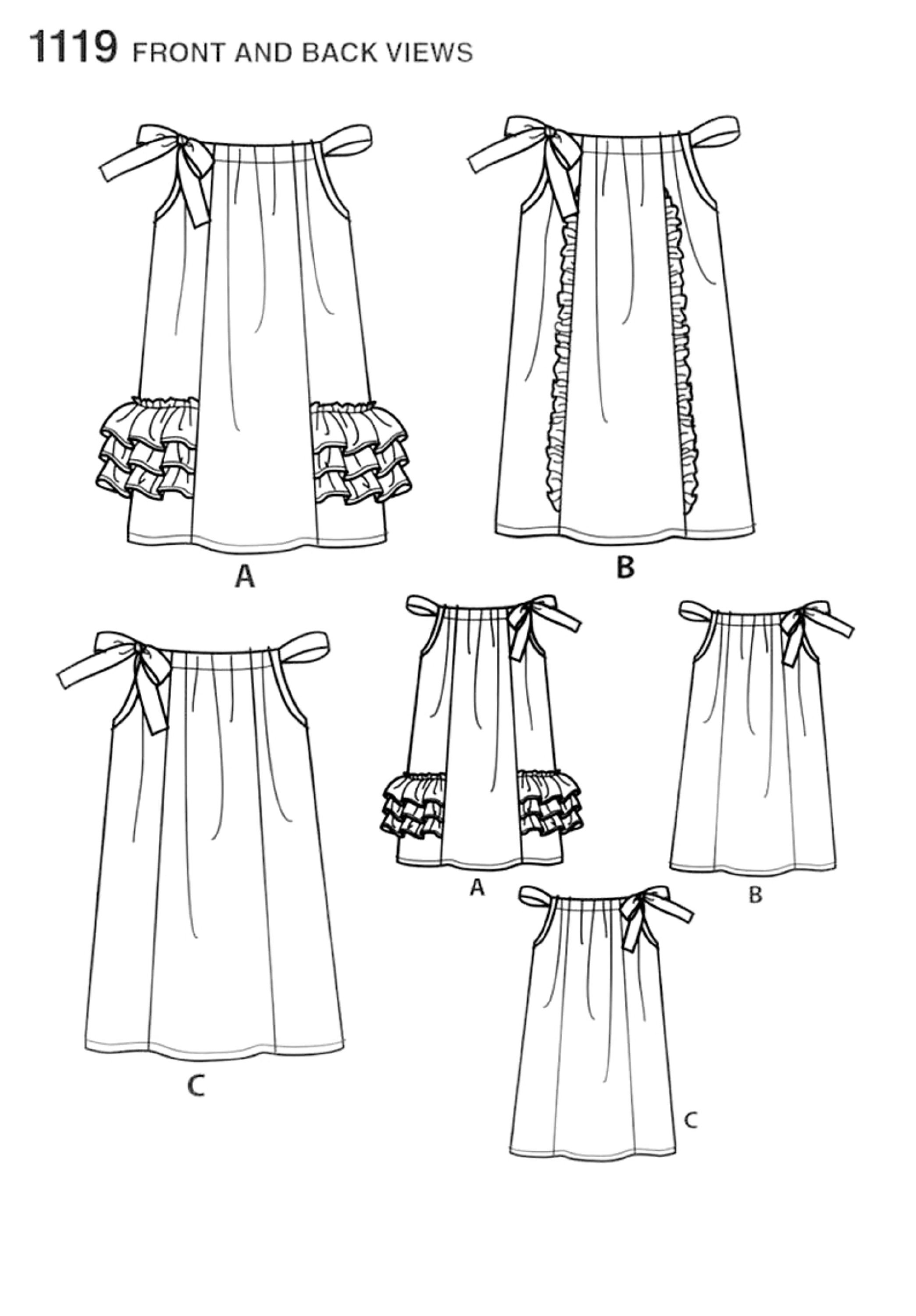 Sewing Pattern Child's Easy Sundress Pattern Girls' - Etsy
