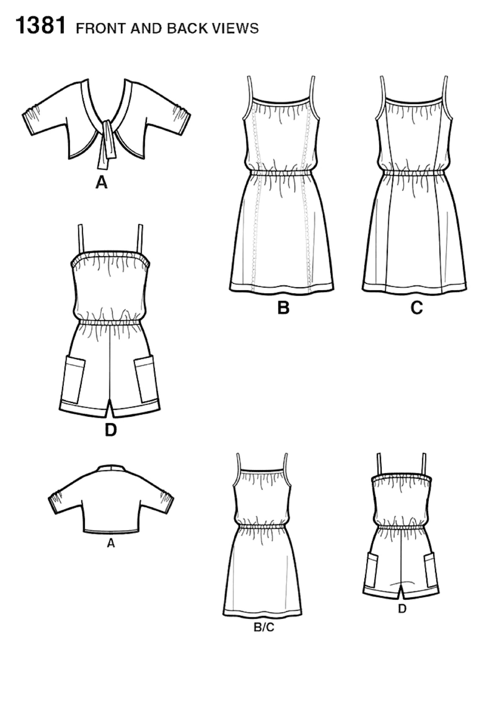 Sewing Pattern Girls' Easy Sundress Pattern Girls' - Etsy