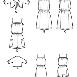 Sewing Pattern Girls' Easy Sundress Pattern, Girls' Easy Sunsuit ...