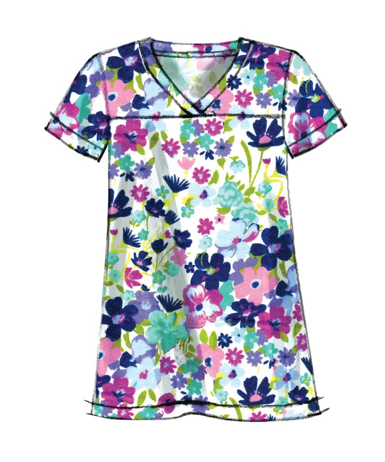 Sewing Pattern for Women's Pajama Pattern Easy Pullover | Etsy