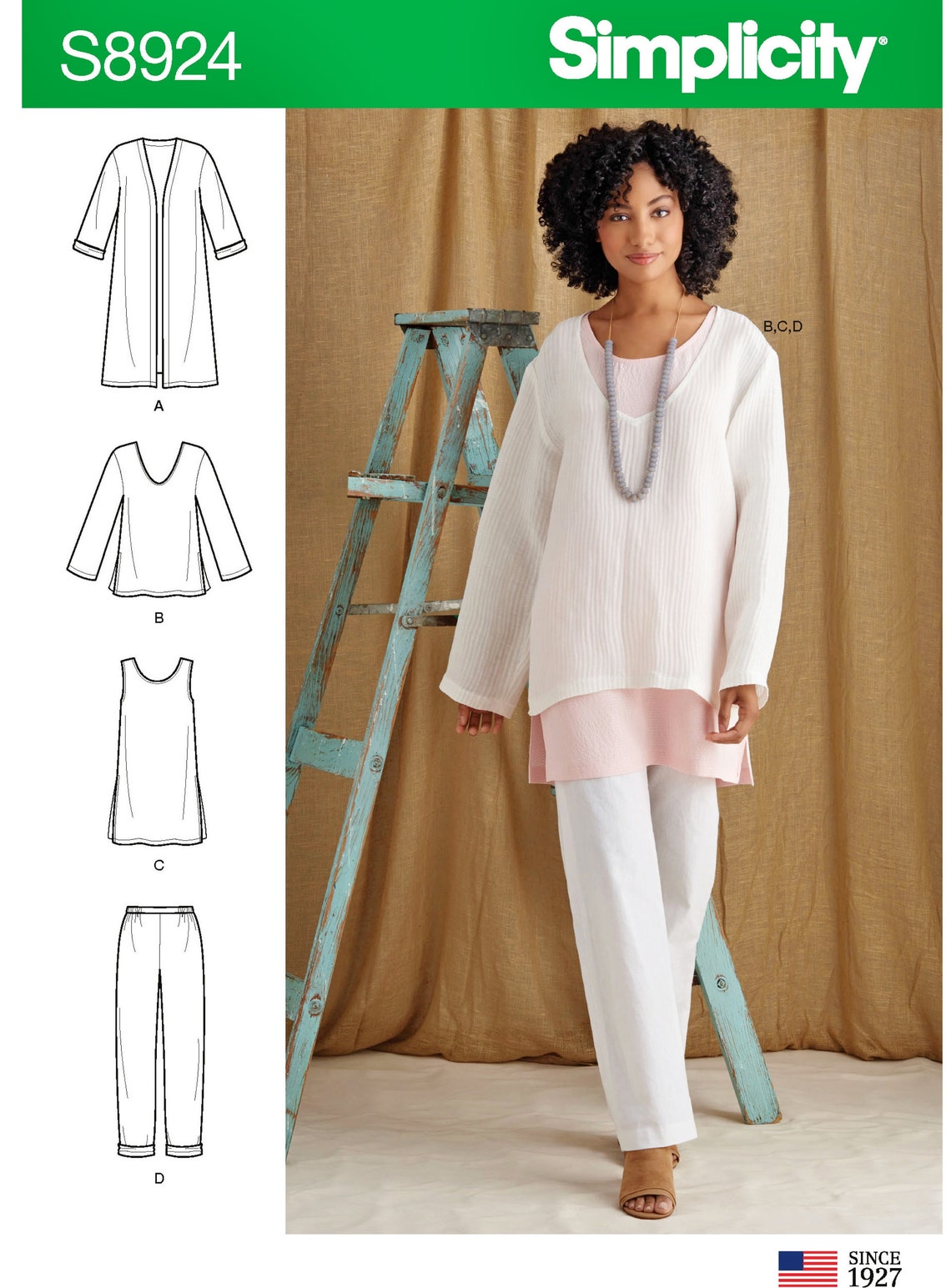 Sewing Pattern for Women's Tunic Top and Pants Pattern - Etsy