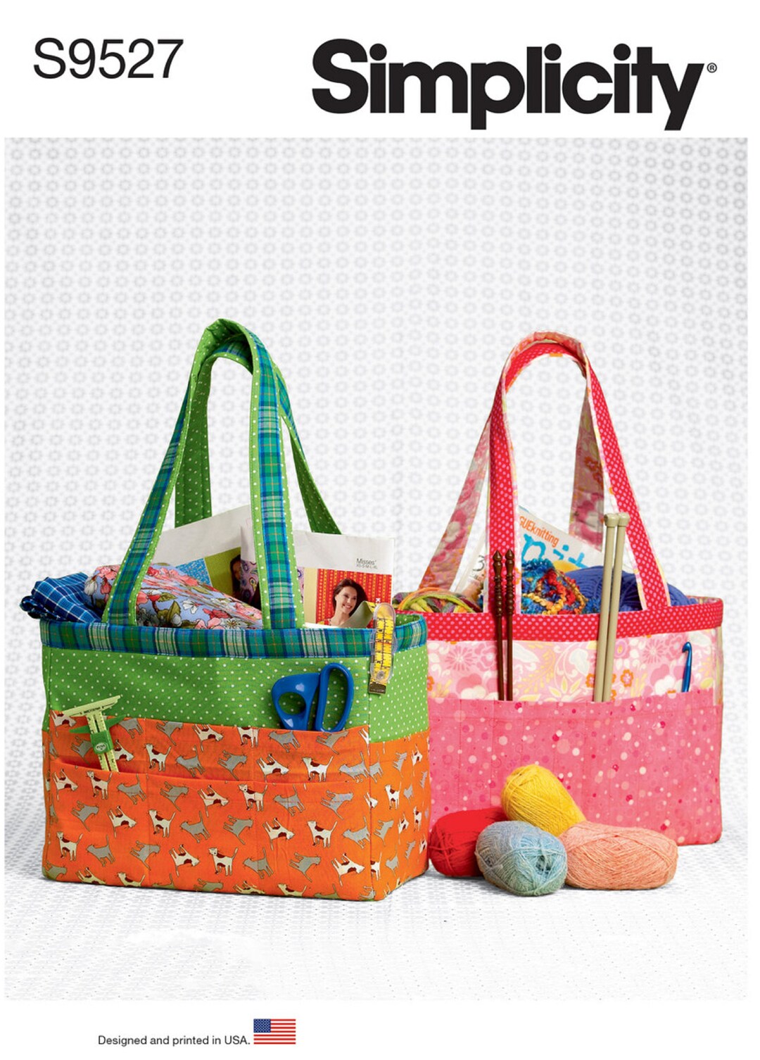 Sewing Pattern Organizer Bag Pattern, Hobby Tote Bag Pattern ...