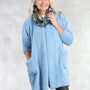 Sewing Pattern Women's Fleece Cardigan Pattern - Etsy