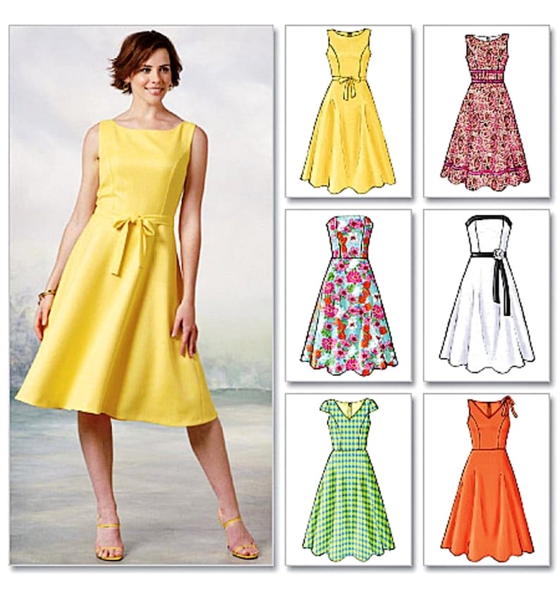 Sewing Pattern Strapless Dress Pattern Sleeveless Dress | Etsy