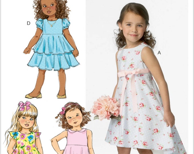 Sewing Pattern Toddlers' Dress Pattern, Baby Dress Pattern, Little ...
