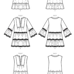 Sewing Pattern Women's Dress Pattern Loose Fit Dress | Etsy
