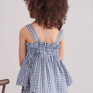 Sewing Pattern Little Girls' Top and Shorts Pattern, Elastic Waist ...