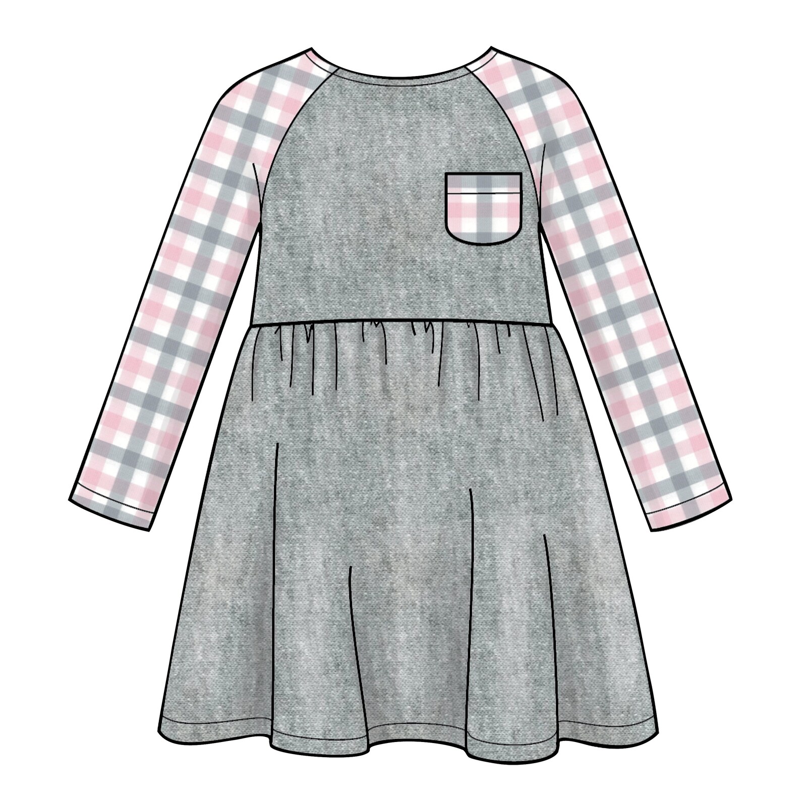 Sewing Pattern Child's Easy Dress Pattern Little - Etsy