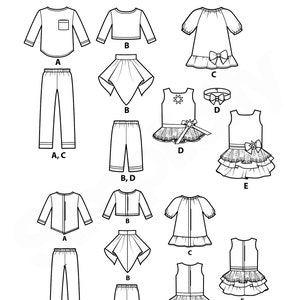 Sewing Pattern 14 Inch Doll Clothes Pattern, Simplicity Sewing Pattern ...