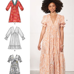 Sewing Pattern Women's Loose Fit Dress Pattern - Etsy