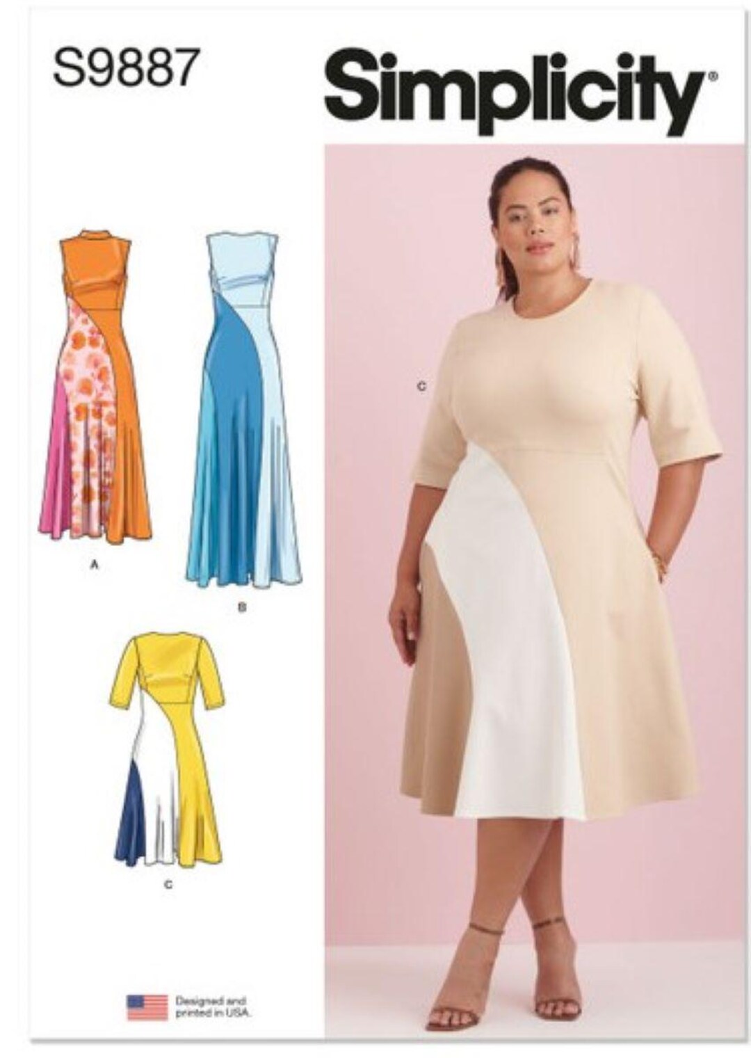 Simplicity Sewing Patterns Women's Dress Pattern, Formal Dress Pattern, Dress With Pockets ...