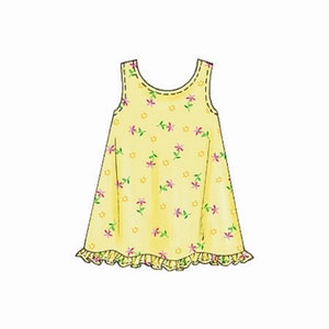 Sewing Pattern Little Girls' Easy Sundress Pattern Little - Etsy