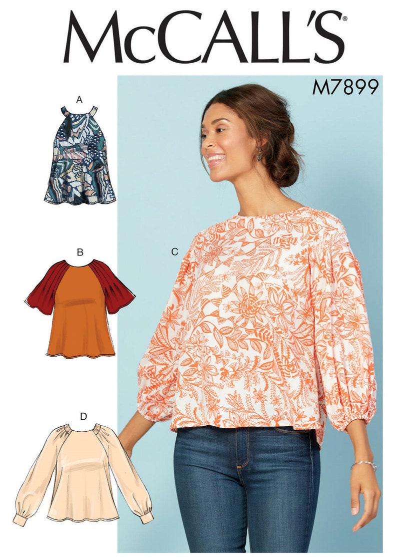 Sewing Pattern Women's Loose Fit Tops Pattern Pullover - Etsy