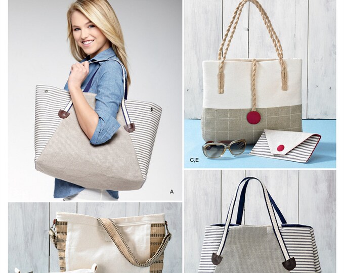 Sewing Pattern Large Shoulder Bag Pattern, Large Tote Bag Pattern ...