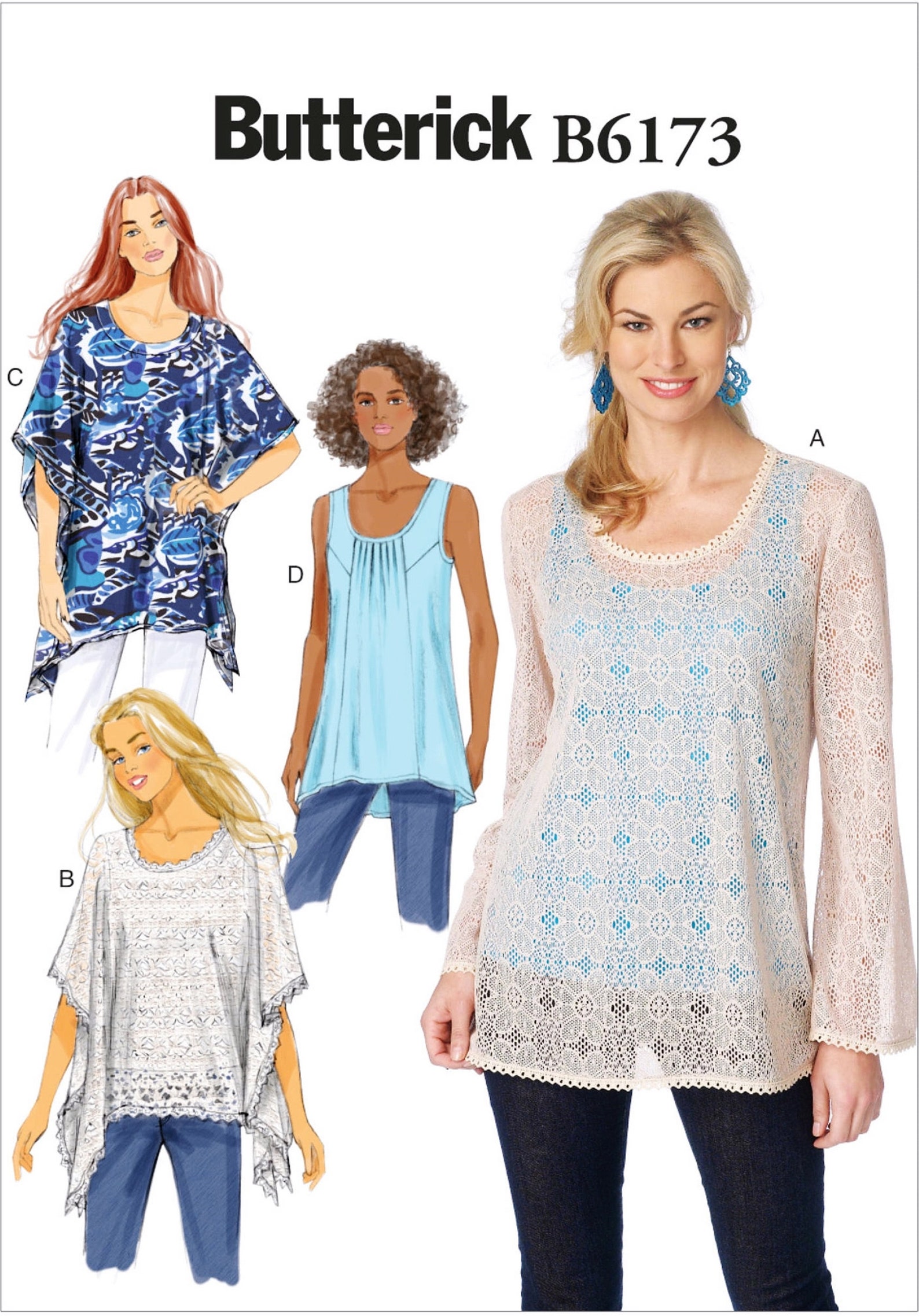 Sewing Pattern Tunic Top Pattern Pullover Tunic Top Pattern | Etsy