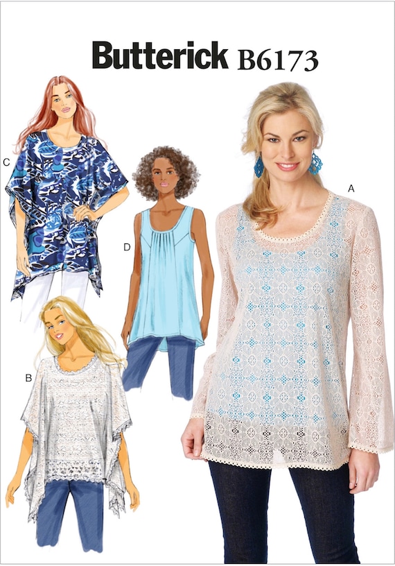 Sewing Pattern Tunic Top Pattern Pullover Tunic Top Pattern | Etsy