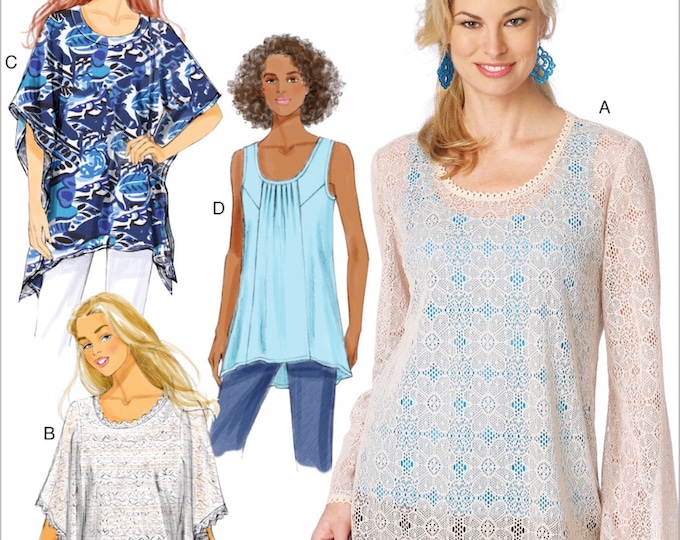 Sewing Pattern Tunic Top Pattern Pullover Tunic Top Pattern - Etsy