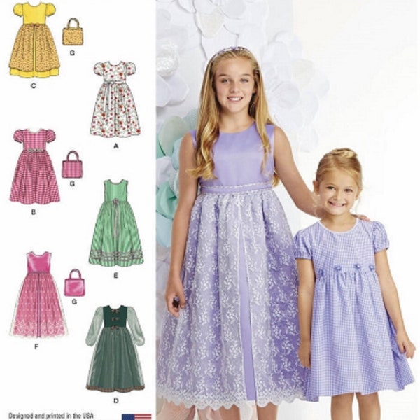 Girls Dress Patterns - Etsy