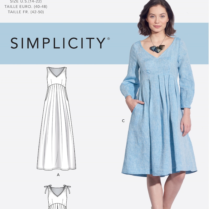 Womens Dress Pattern - Etsy